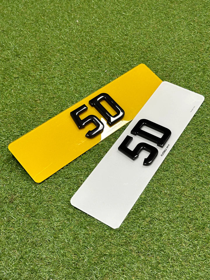 Shortened 5D Gel Plate - Road Legal – PlateWala